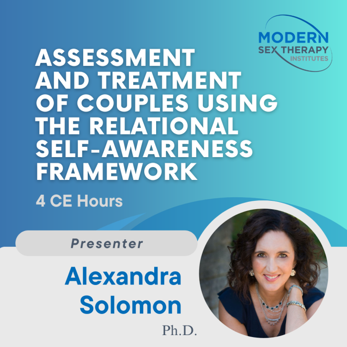 Assessment and Treatment of Couples using The Relational Self-Awareness ...